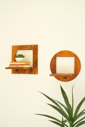 Solid Wood Folding Wall Shelf Each||Kalalou||Hoot Judkins Furniture